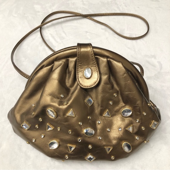 Paul Joseph Handbags | Bags | Paul Joseph Handbags Vintage Gold Leather ...